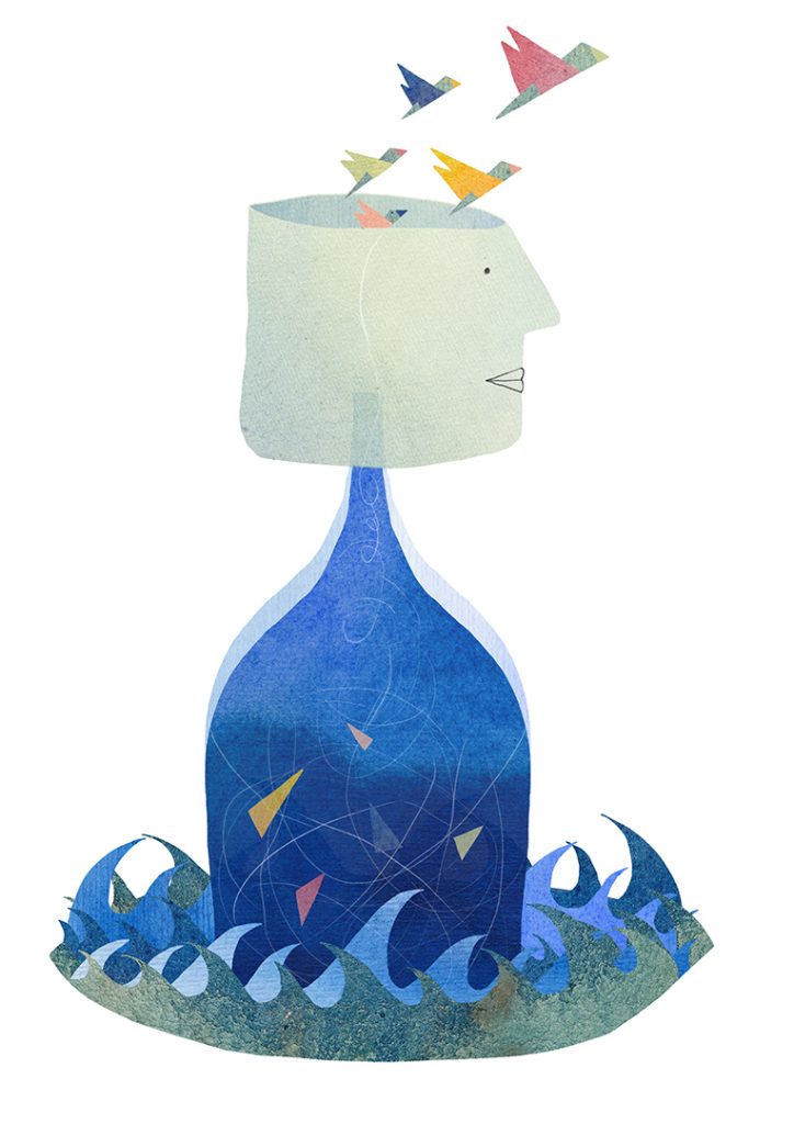 MAGDALENA WOLF - COMIC-BLOG - SIEBEN AUF EINEN STRICH